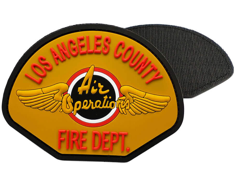 Custom US Firemen Uniform PVC Patch from China manufacturer - YC Craft