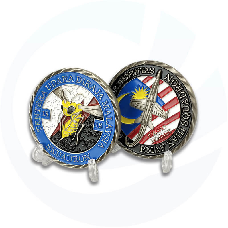 3d aircraft challenge coin army from China manufacturer - YC Craft